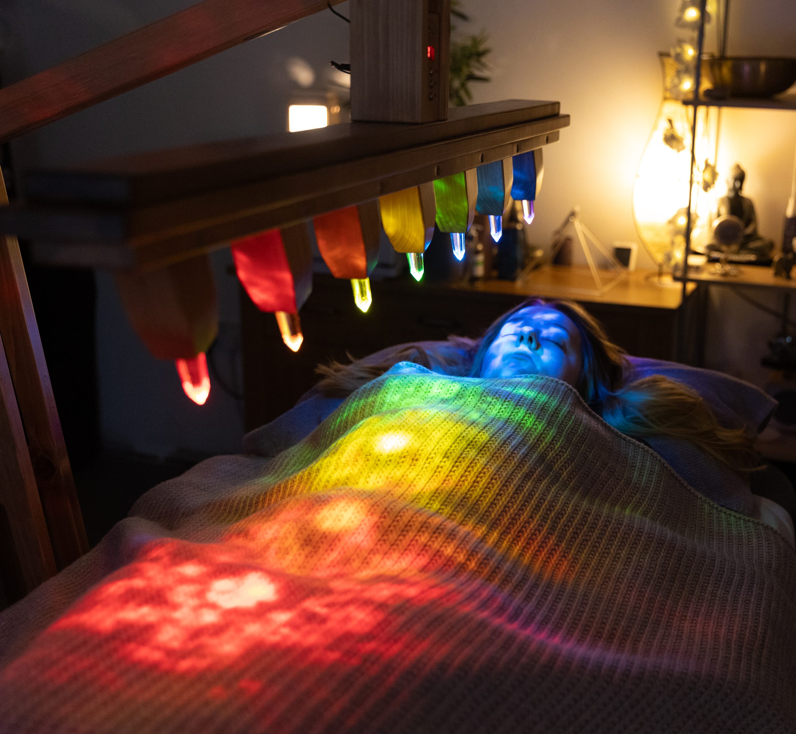 Crystal Light Therapy Bed - Peace of Mind Therapies